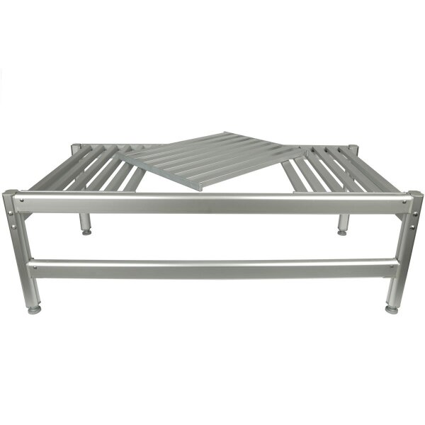 SARO Gastro Festes Podest mit Aluminium Gittern Modell PD620, 95,00